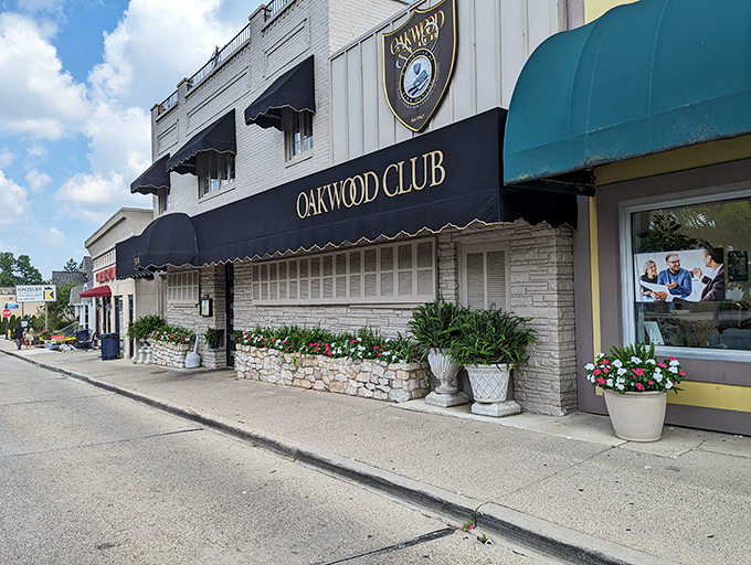 The classic façade of the Oakwood Club stands proudly in Dayton, like that friend who never changes but you wouldn't want them to anyway.