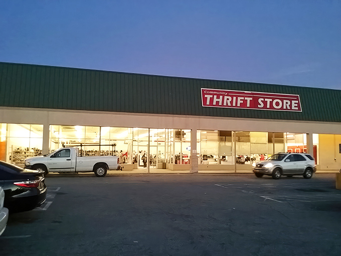 The unassuming exterior belies the wonderland within—like finding a secret portal to bargain heaven right in North Charleston.