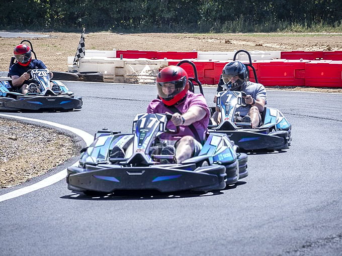 Speed demons take note: this isn't your childhood go-kart experience. These sleek machines deliver genuine racing thrills with every hairpin turn.