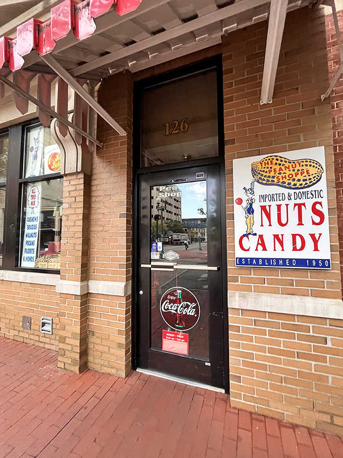 That iconic red awning isn't just a storefront feature—it's a portal to your childhood, beckoning sweet-toothed time travelers on Capitol Street.