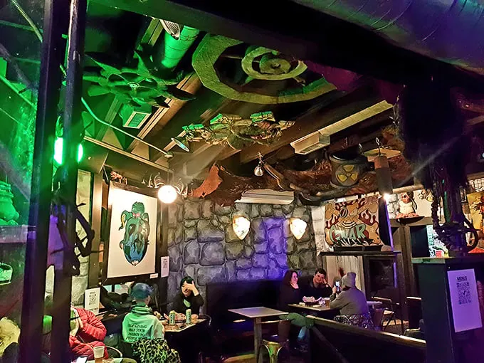 Where else but Richmond would you find a bar where the exterior is the most normal thing about the place?