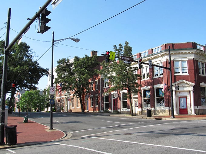Fredericksburg unfolds like a living history book, where brick buildings tell stories centuries-old.
