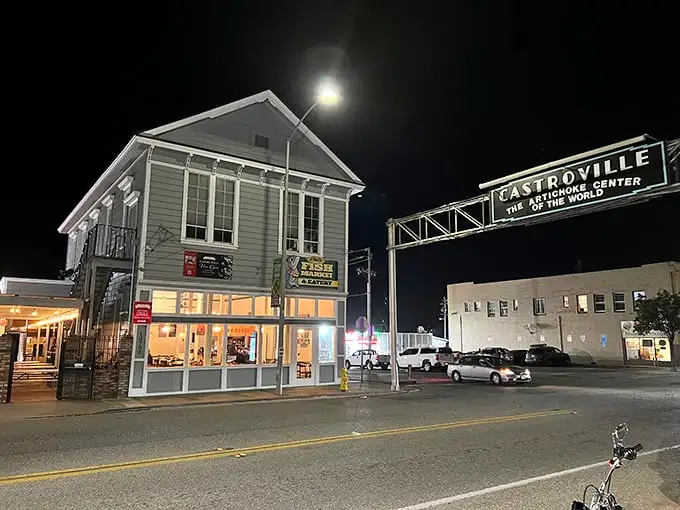 The unassuming blue exterior of Phil's Fish Market & Eatery stands like a salty sea captain – weathered, unpretentious, and hiding treasures within.