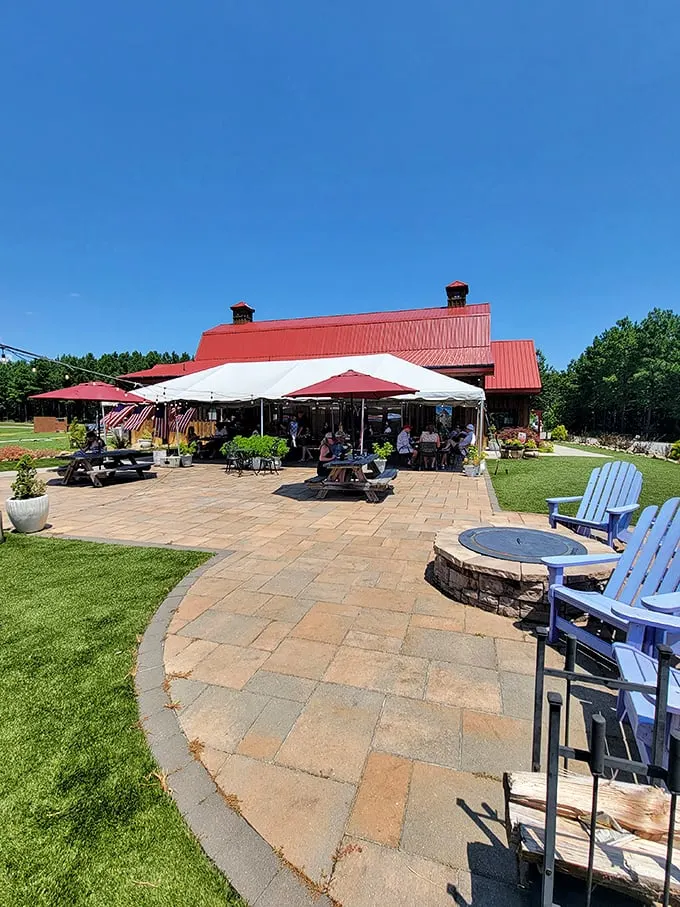 A rustic barn that promises nothing fancy—until you taste what's inside. Country elegance at its finest in Mineral's hidden culinary gem.