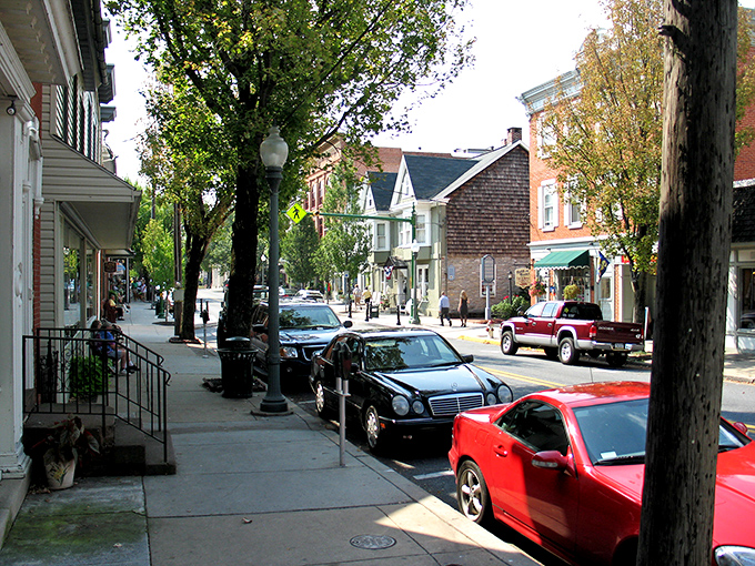 Downtown Lititz isn't just picture-perfect—it's the kind of Main Street where you half-expect Jimmy Stewart to come strolling around the corner at any moment.