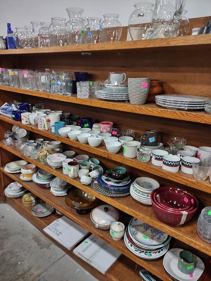 Dishware heaven! Complete your mismatched aesthetic or discover that one perfect bowl your grandmother had in 1965.