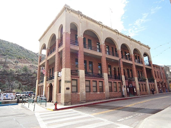 The Copper Queen Post Office's grand arches have witnessed more love letters, bills, and postcards than any text message thread ever could.