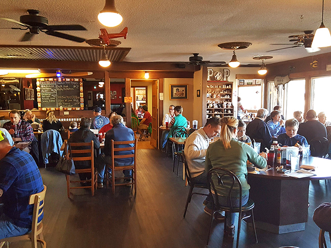 Where strangers become friends over shared barbecue appreciation. Notice how nobody's looking at their phones? That's the power of proper smoked meat.