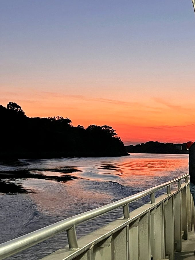 Sunsets here perform like they're auditioning for National Geographic, painting the water with colors that would make Bob Ross reach for new adjectives.
