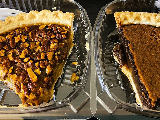 Even dessert plays by Nashville rules—rich, indulgent pies that don't know the meaning of "holding back."
