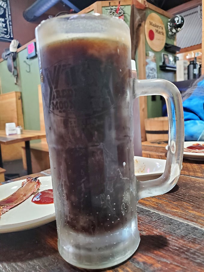 That frosty mug of root beer isn't just a drink, it's practically air conditioning in liquid form for your Missouri summer dining adventures.