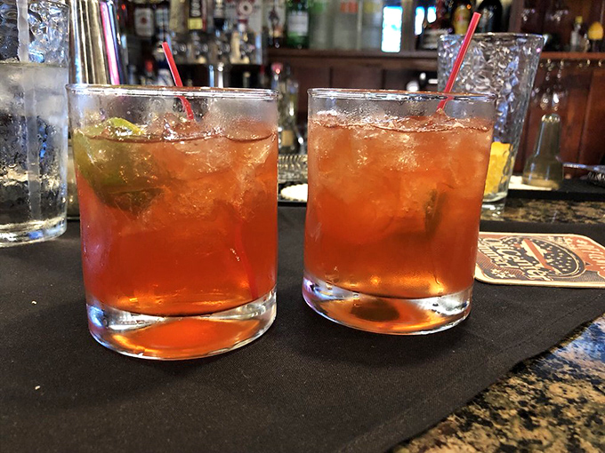 Old Fashioneds that look like they could tell stories about Sinatra—dark, complex, and absolutely necessary after a long week.