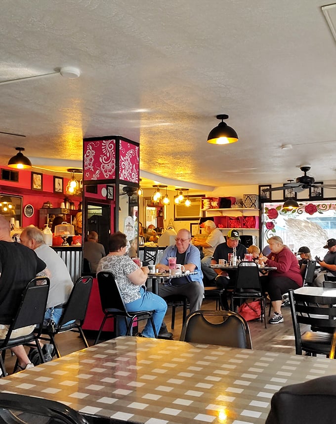 This isn't the quiet corner of a trendy bistro—this is where real people gather for real food that doesn't need a filter.