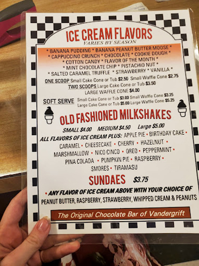 This menu reads like poetry to the sweet-toothed soul – who knew "Salted Caramel Truffle" could sound more beautiful than Shakespeare?