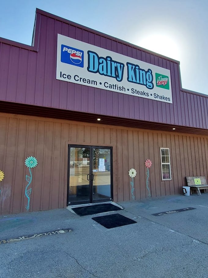 Dairy King's straightforward signage tells you everything you need to know: ice cream, catfish, and zero pretension.