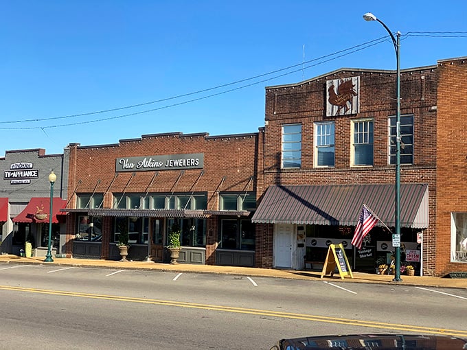 The historic storefronts of New Albany create a downtown straight out of a Southern novel – charming, authentic, and full of stories. 