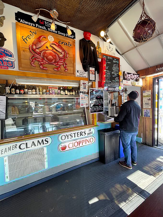 The ordering counter—where dreams and hunger meet to create memories. Worth every minute in line. 