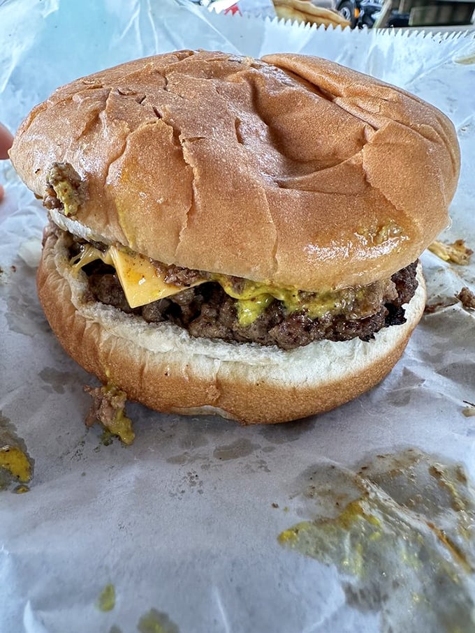 Behold the double cheeseburger—when one patty simply won't cut it and you've committed to a proper food coma.