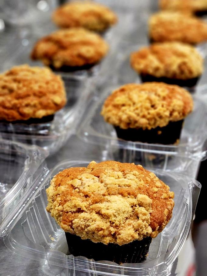 These muffins with their perfect crumb topping aren't just baked goods—they're edible trophies celebrating the victory of butter over restraint.