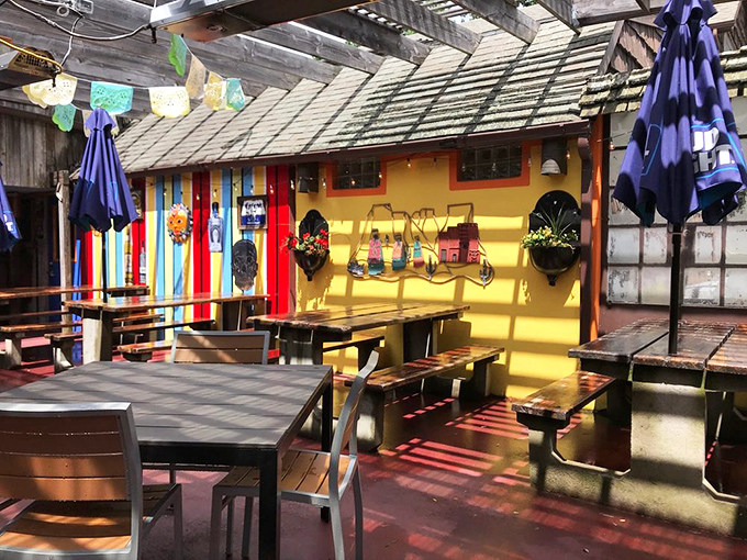 Guitars on the wall aren't just decoration—they're a promise of the lively atmosphere that accompanies your meal. Music for your ears, tacos for your soul.