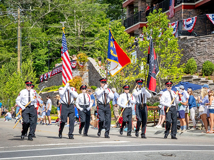 The town's parades blend patriotism and mountain tradition with the kind of earnest community spirit that's become an endangered species elsewhere.