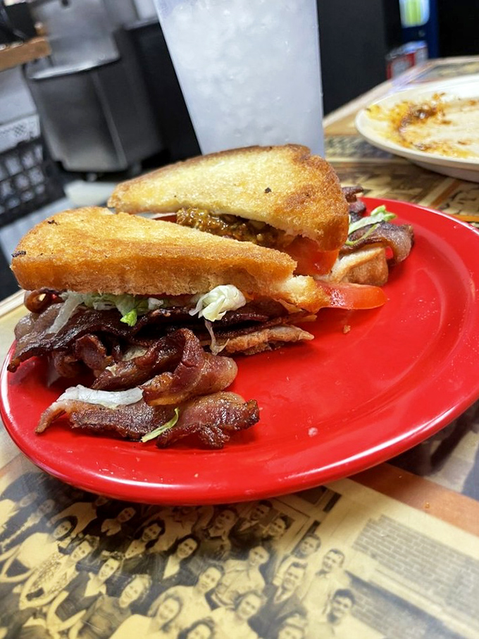 The BLT at Sid's isn't trying to reinvent the wheel—it's just serving the wheel perfectly toasted, with bacon that would make any pig proud.
