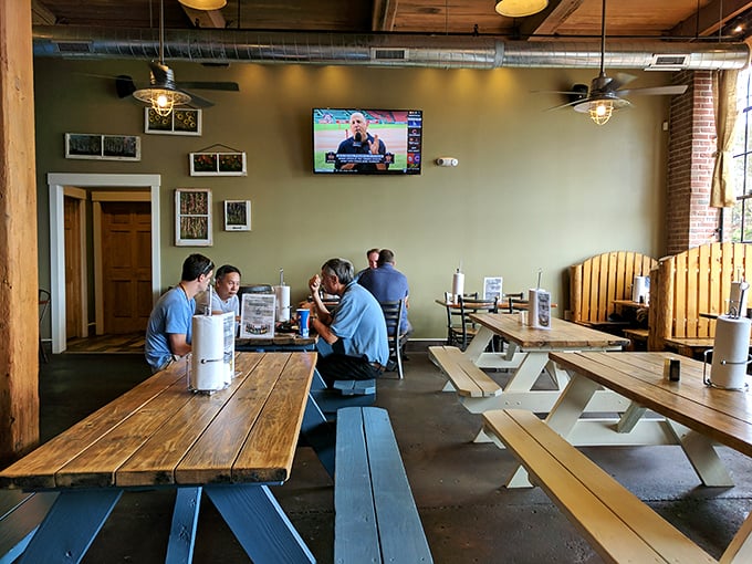 The dining room where strangers become friends united by the universal language of "mmm" and "pass the napkins, please."