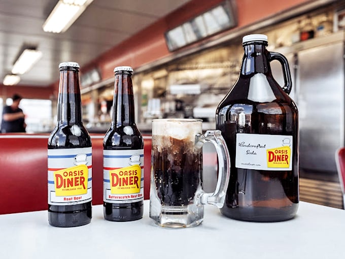The Oasis doesn't just serve drinks—it bottles nostalgia in custom root beer that makes you wonder why you ever drank anything else.