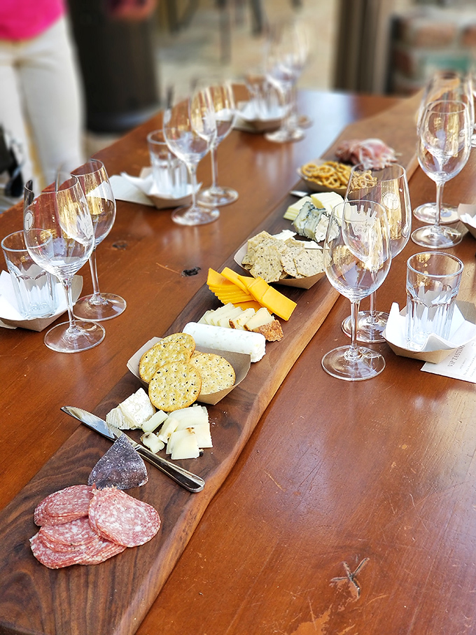 Wine tasting boards that make you feel sophisticated even if you can't tell the difference between Cabernet and Merlot.