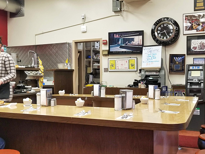 The kitchen at Fuller's – where breakfast magic happens with the precision of a Swiss watch factory.