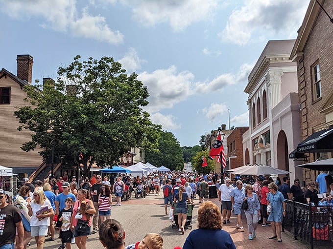 Downtown transforms into a pedestrian paradise during festivals, when strangers share sidewalks, stories, and the unspoken agreement that calories don't count on vacation.