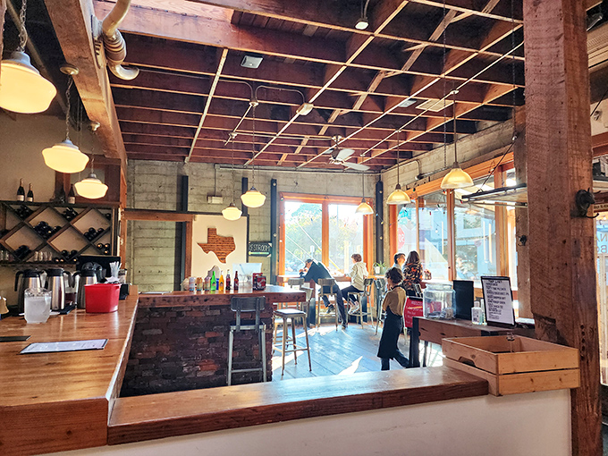 The dining room where strangers become friends, united by the universal language of "mmm" and "pass the sauce, please."