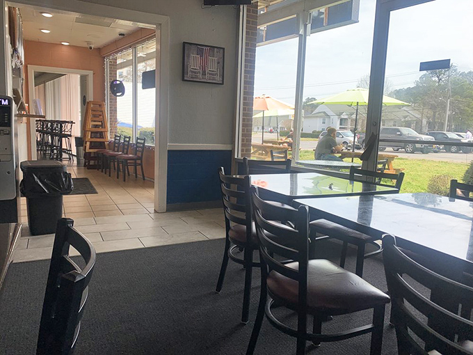 Simple, clean, and focused on what matters—the food. No distractions when you're about to experience barbecue nirvana.