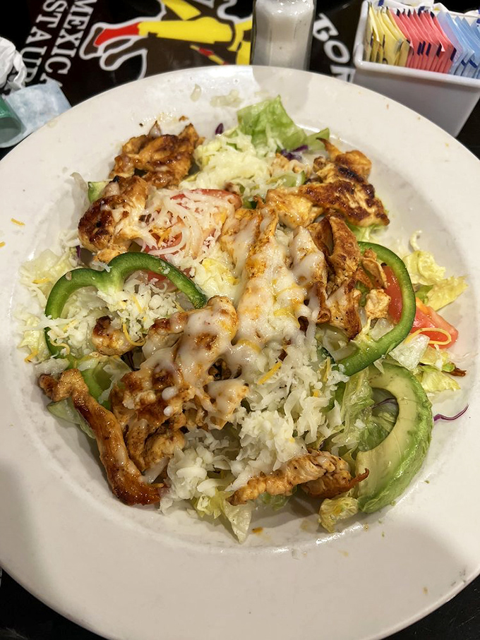 A salad so fresh and vibrant, it could star in its own health food commercial.