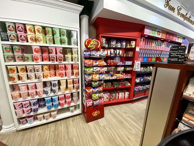 Jelly Belly's wall of flavor possibilities makes choosing just one variety feel like Sophie's Choice: The Candy Edition.
