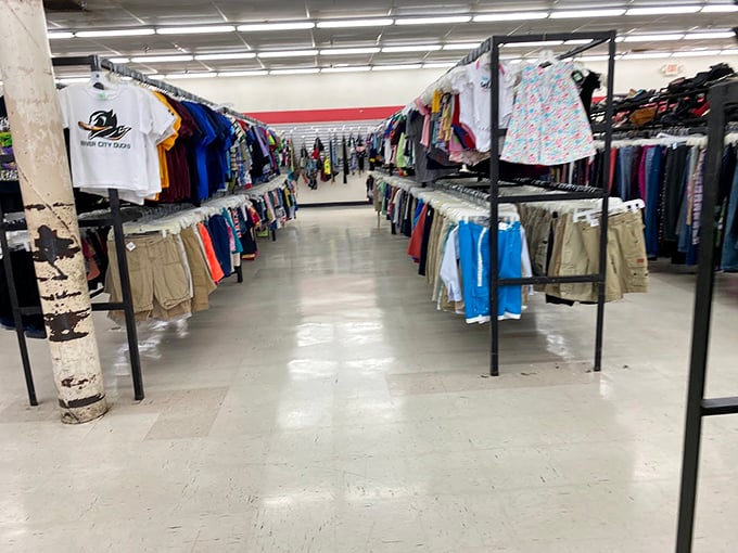 Aisle after pristine aisle of possibility – this isn't just shopping, it's a treasure hunt with civilization's comforts.