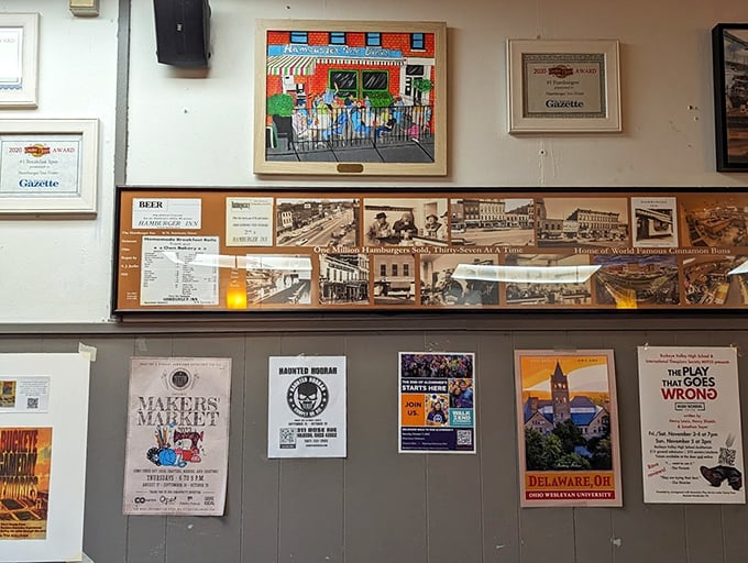 The walls tell stories of Delaware's past—a community scrapbook that grows richer with each passing year.