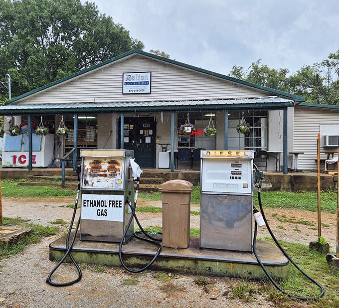 This old-school country market doesn't just sell gas—it pumps nostalgia straight into your tank at no extra charge.