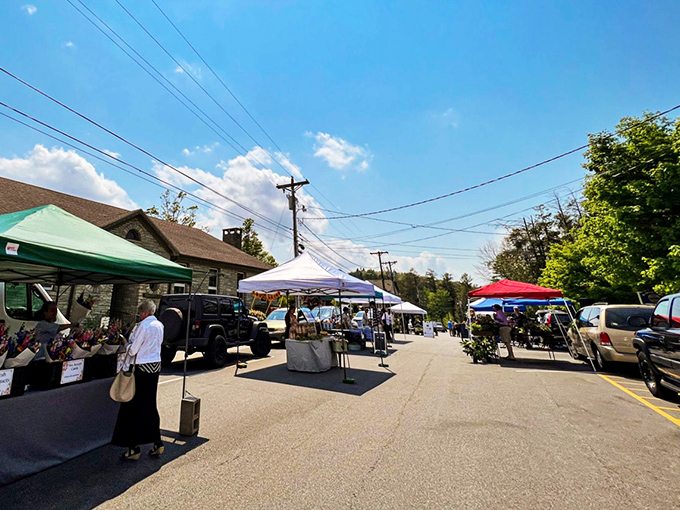 The farmers market brings together local growers and artisans in a celebration of homegrown goodness that makes grocery stores seem soulless by comparison.