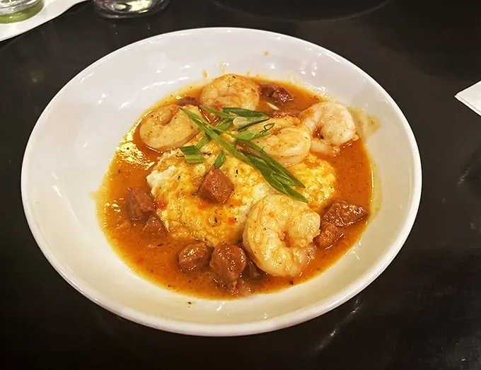 Another angle on shrimp and grits nirvana—where every spoonful makes you question why you've wasted years eating lesser versions of this Southern classic.