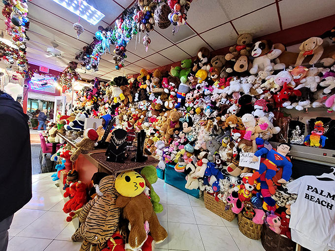 The Great Wall of Plush—where hundreds of teddy bears create the world's softest security system for the chocolate treasures they guard below.