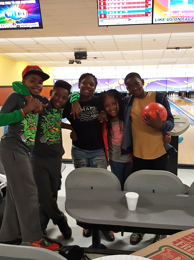 Friendship forged in friendly competition—these future bowling legends aren't just sharing a game, they're creating memories that will outlast the scorecard.