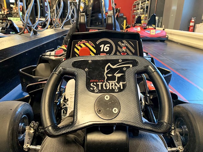The steering wheel—your connection to glory or humility, depending entirely on your ability to resist oversteering in the corners.