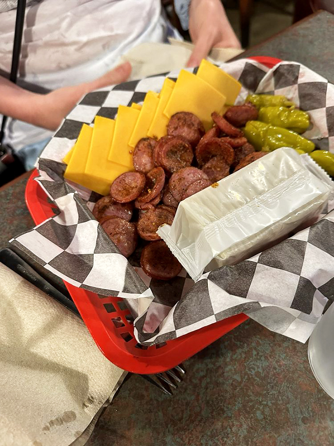 This ain't your coastal cousin's sushi—it's Tennessee's meat-and-cheese answer to Japanese precision.
