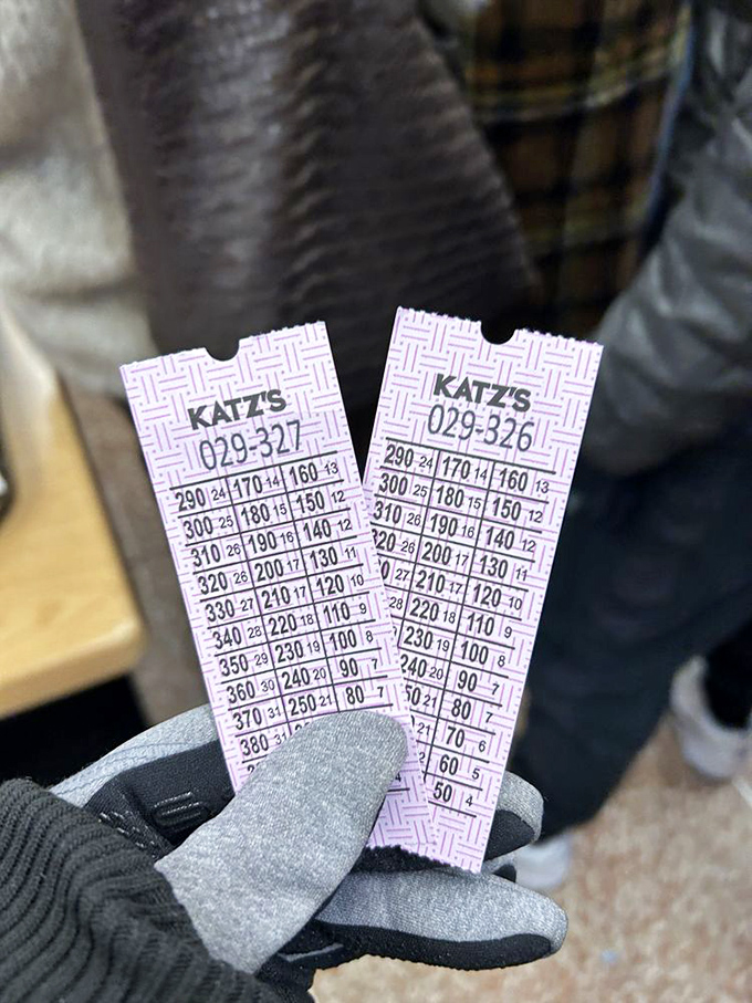 The famous ticket system – your passport to paradise and also your bill. Lose this little pink slip and you might need to take out a small loan.
