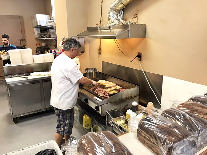 No celebrity chefs needed—just skilled hands that have perfected the art of sandwich assembly over thousands of repetitions.