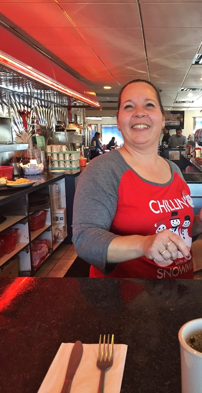 The staff greets you with genuine warmth that no corporate training manual could ever teach—the secret ingredient in every great diner.