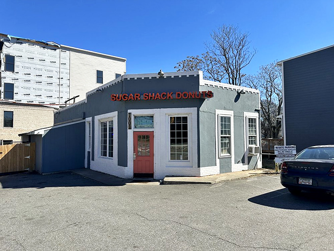 Standing proud in the Virginia sunshine, this little blue building houses more joy per square foot than most places twice its size.