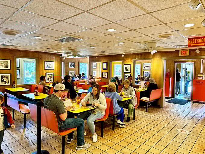 The dining room – where strangers become friends united by the universal language of "mmm" and "pass the napkins, please."