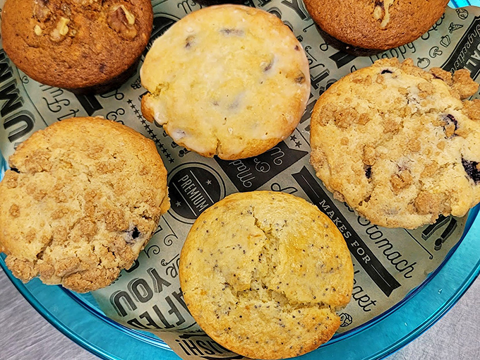 Cookies masquerading as muffins, plotting their delicious rebellion against the tyranny of cheesecake—but we love them both equally.